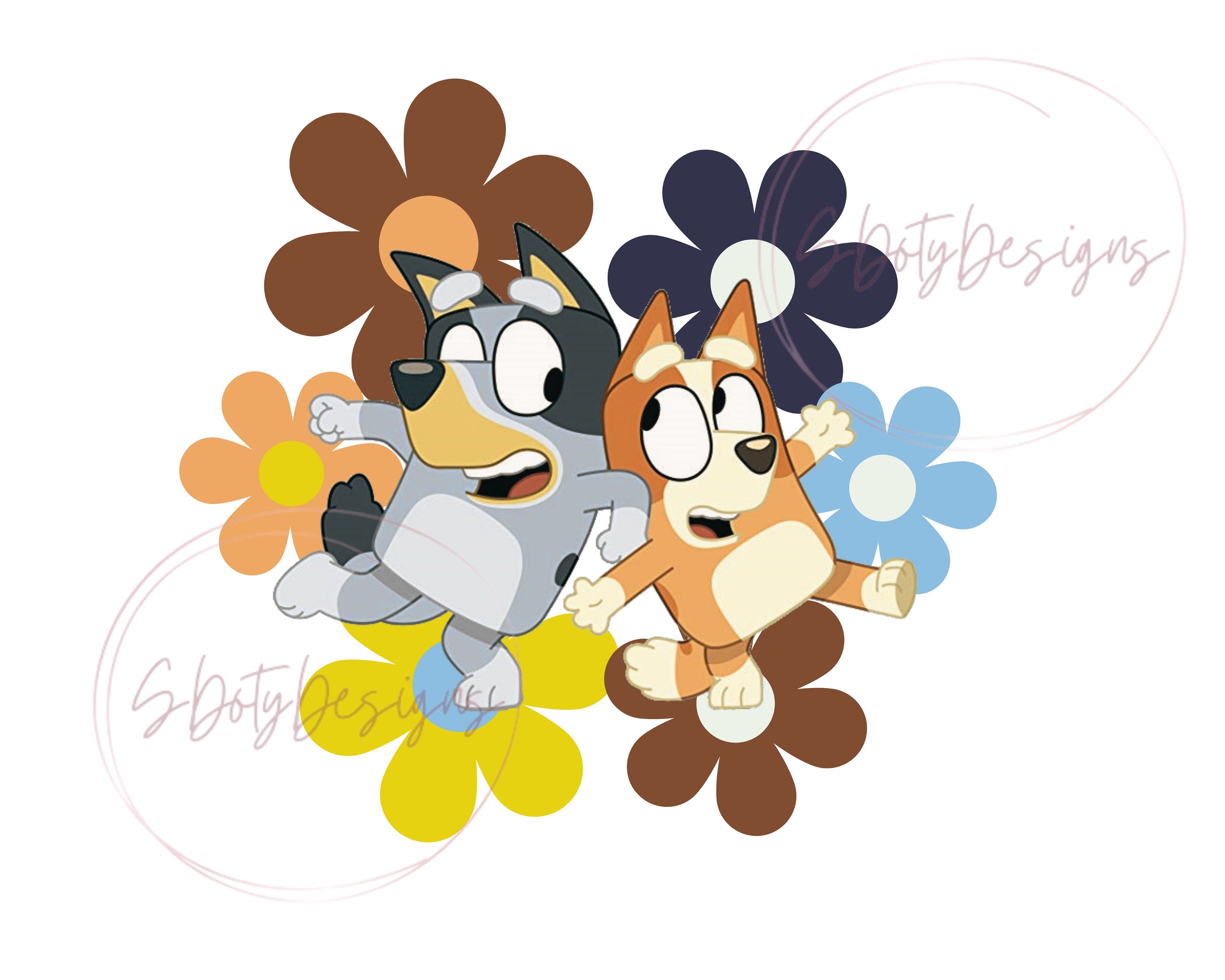 Bluey Bingo PNG File PNG for Sublimation Shirt Design - Etsy Singapore