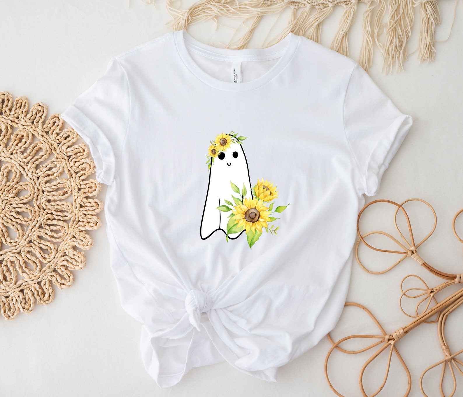 Sunflower Ghost Design PNG File Sublimation Design Digital - Etsy