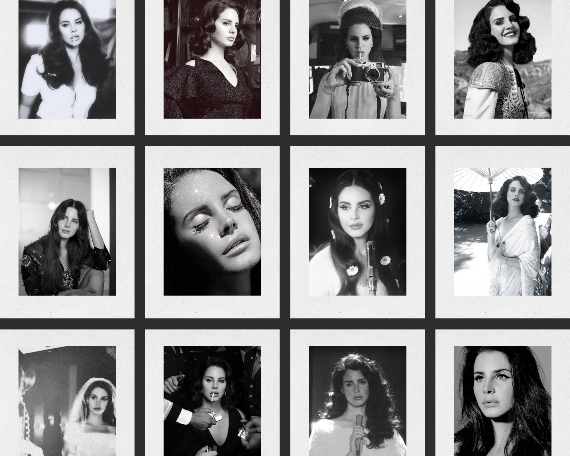 Lana Del Rey PDF Collage for Wall Aesthetic - Etsy