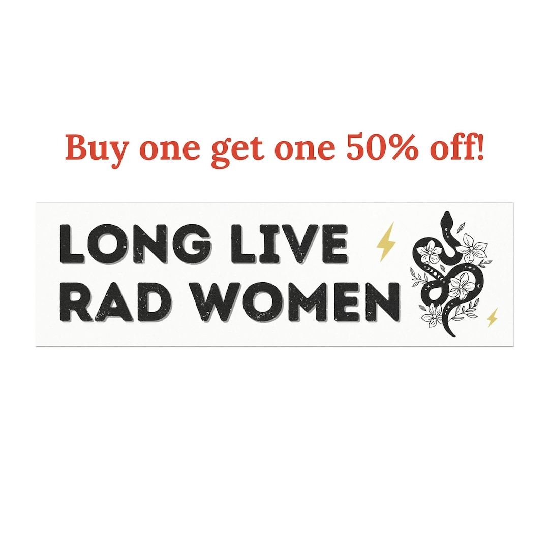 Feminist Bumper Magnet, Funny Bumper Sticker, Leftist Tiktok Car Magnet ...