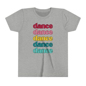 Kids Dance Tshirt, Gift for Dancer, Youth Dancing T Shirt, Dance ...