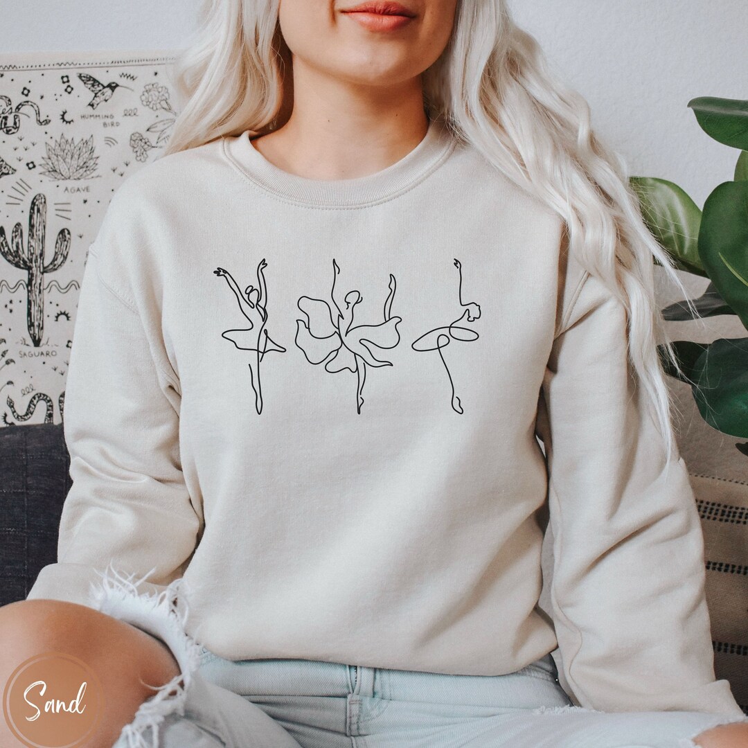 Ballet Silhouettes Sweatshirt, Ballet Dancer Shirt, Ballerina Gift ...