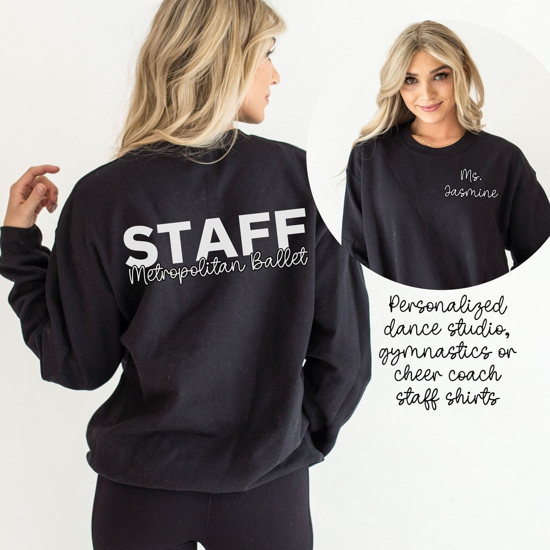 Personalized Staff Shirt Dance School Teacher Shirts Dance Studio Owner ...