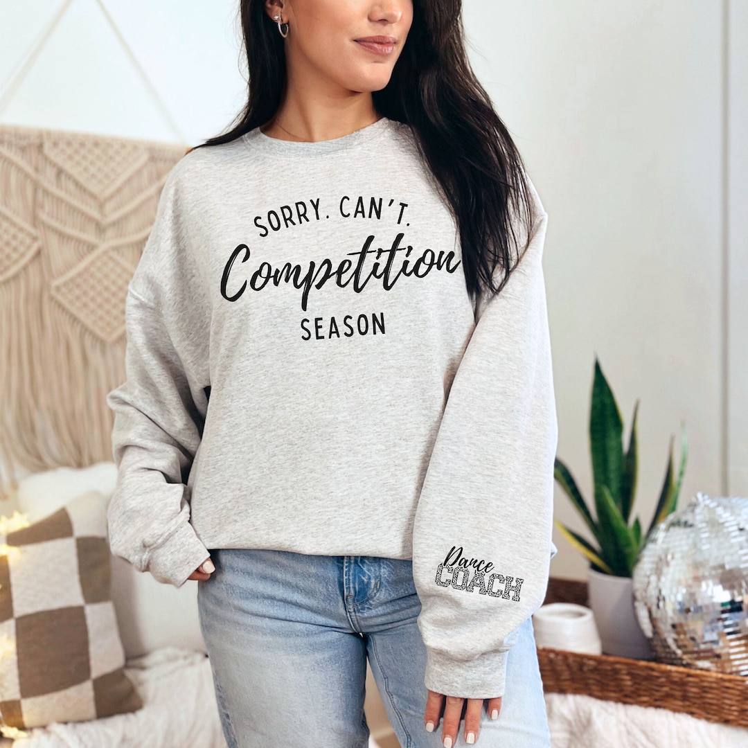 DANCE COACH Sweatshirt, Competition Season Gift for Dance Coach, Dance ...