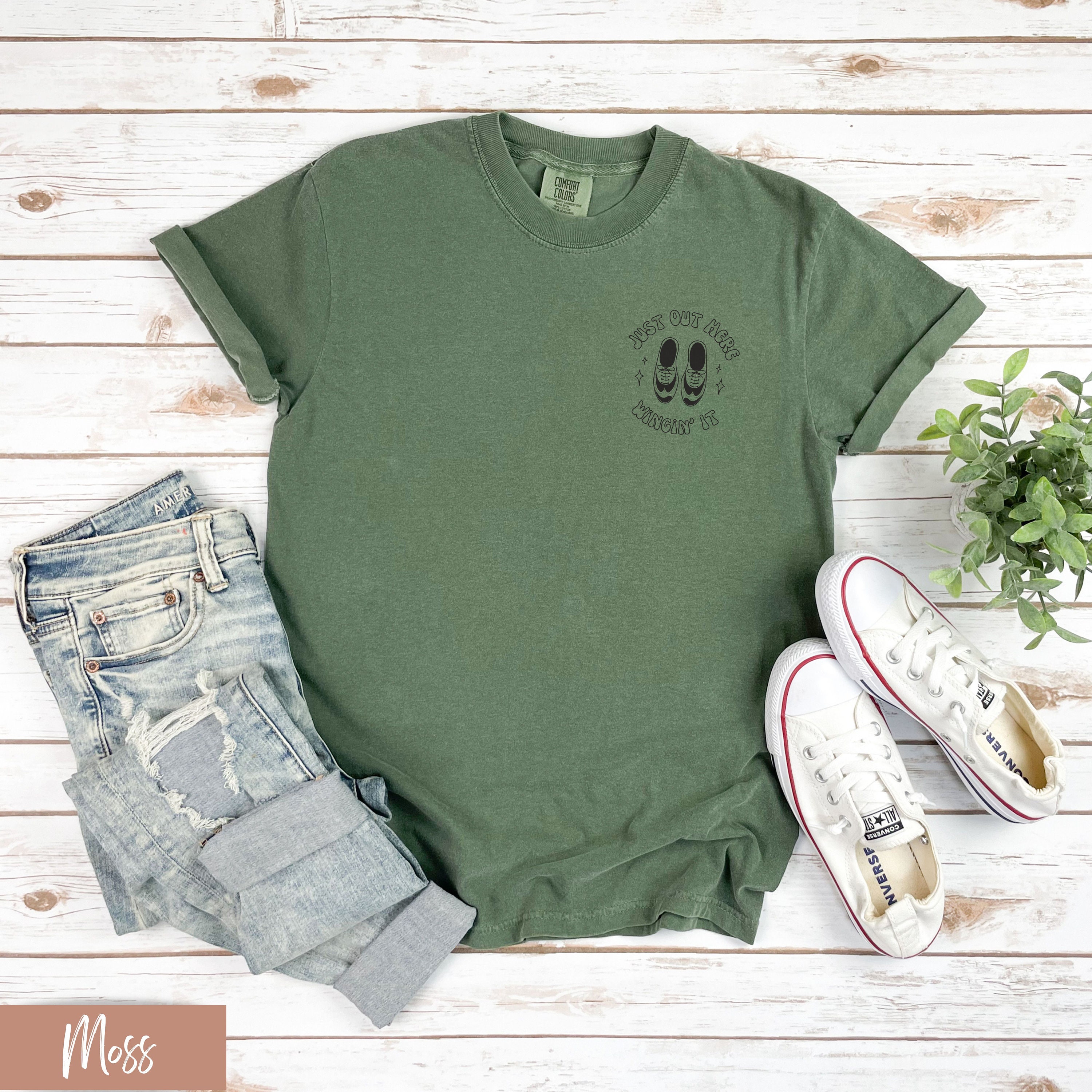 Funny Tap Shirt Comfort Colors Tap Dance T-shirt Just Out Here - Etsy