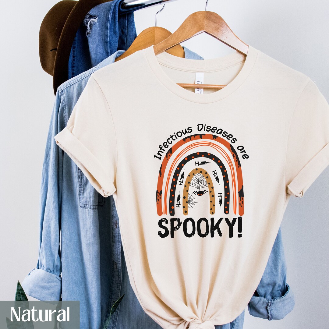 Infectious Diseases Are Spooky Halloween Tee for Nurse, Doctor, Health ...