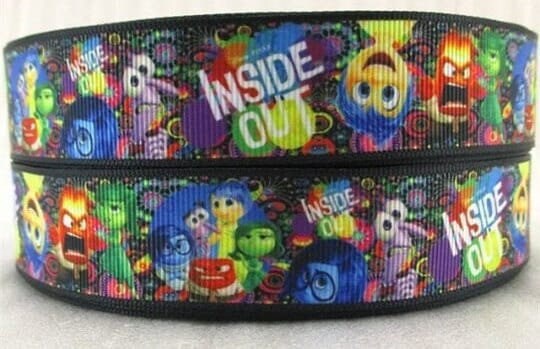 Disney's Inside Out Ribbon 1 High Quality Grosgrain Ribbon by the Yard ...