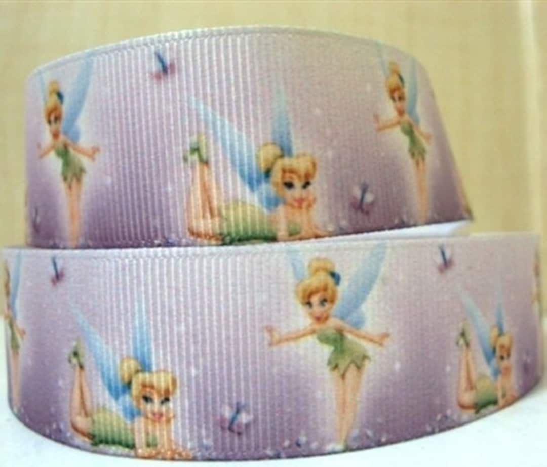 Disney Tinkerbell Peter Pan Ribbon 1" High Quality Grosgrain Ribbon by ...