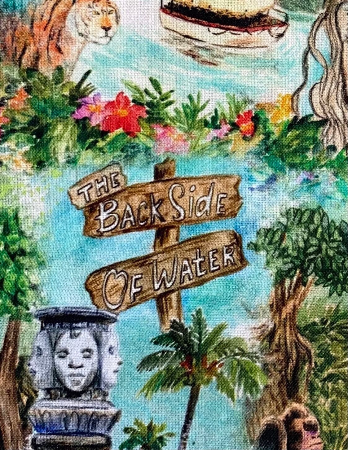 Disney Jungle Cruise Fabric 100% Cotton Fabric Fat Quarter Tumbler Cut ...