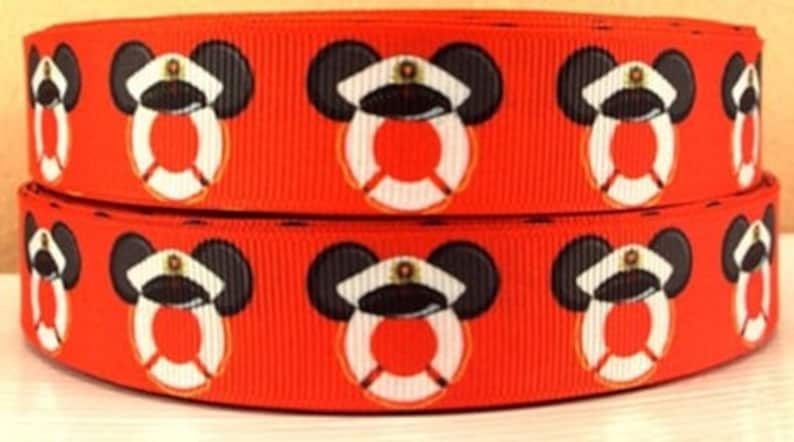 Disney Cruise Line Ribbon 7/8 High Quality Grosgrain Ribbon by the Yard ...