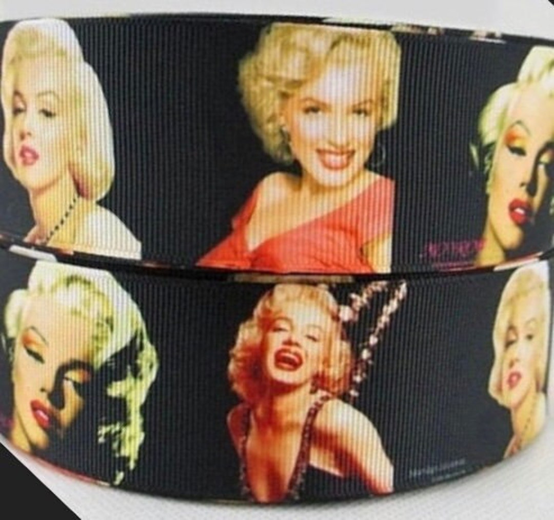 Marilyn Monroe Ribbon 1.5" High Quality Grosgrain Ribbon by the Yard - Etsy