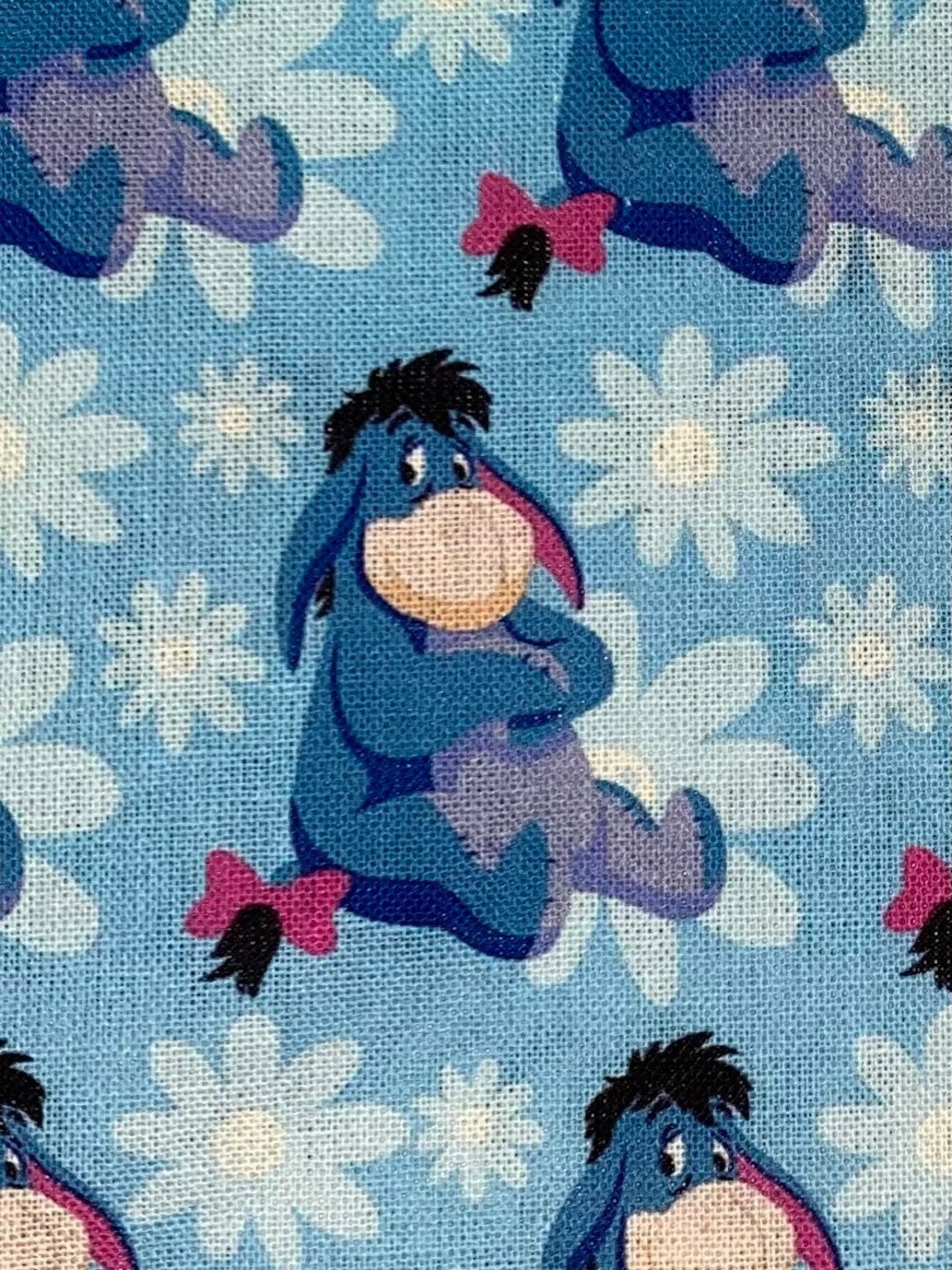Eeyore Fabric 100% Cotton Fabric Fat Quarter Tumbler Cut Winnie the ...
