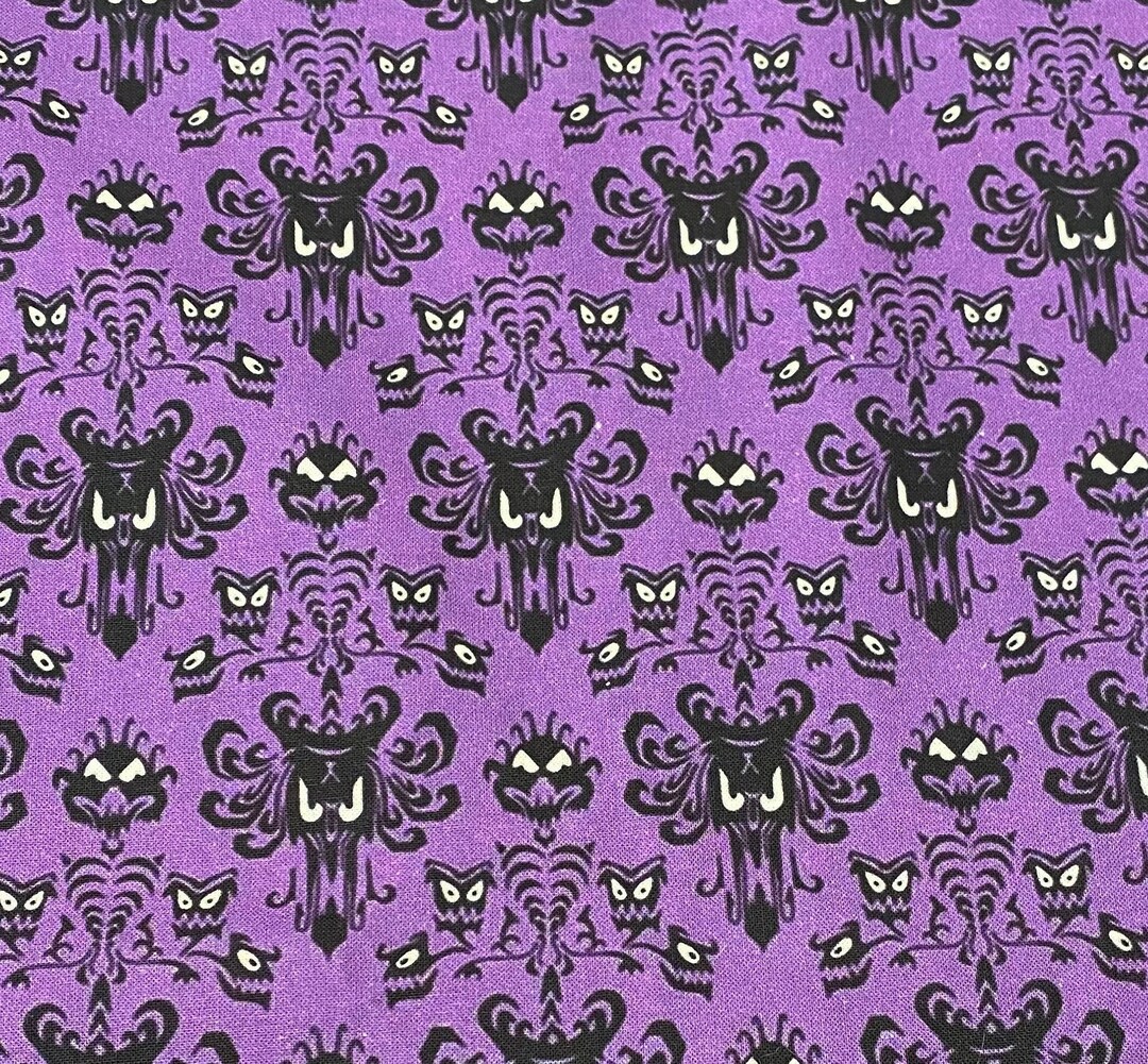 Disney Haunted Mansion Fabric 100% Cotton Fabric by the Yard Disney ...