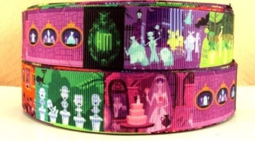 Haunted Mansion Ribbon 1" High Quality Grosgrain Ribbon by the Yard ...