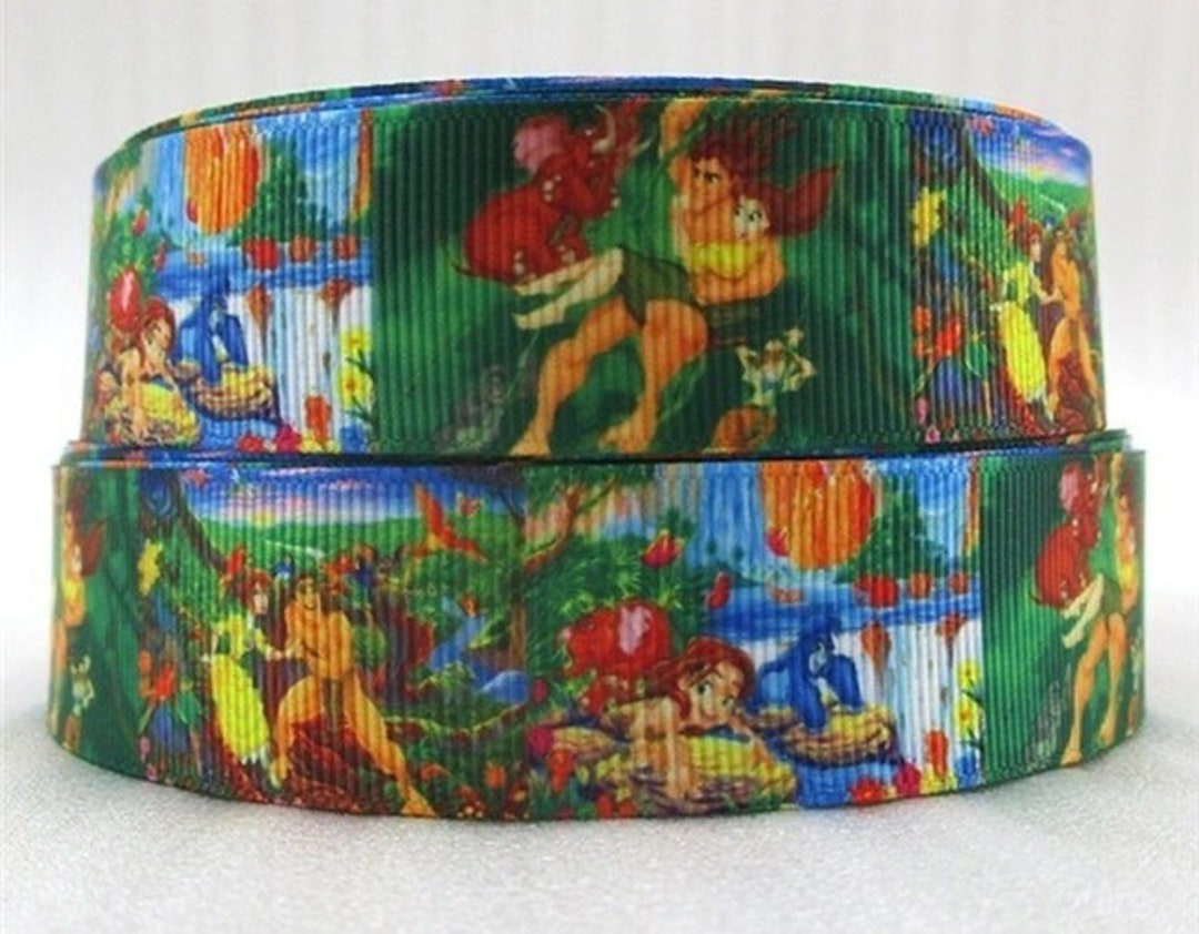 Disney Tarzan Ribbon 1" High Quality Grosgrain Ribbon | by the Yard ...