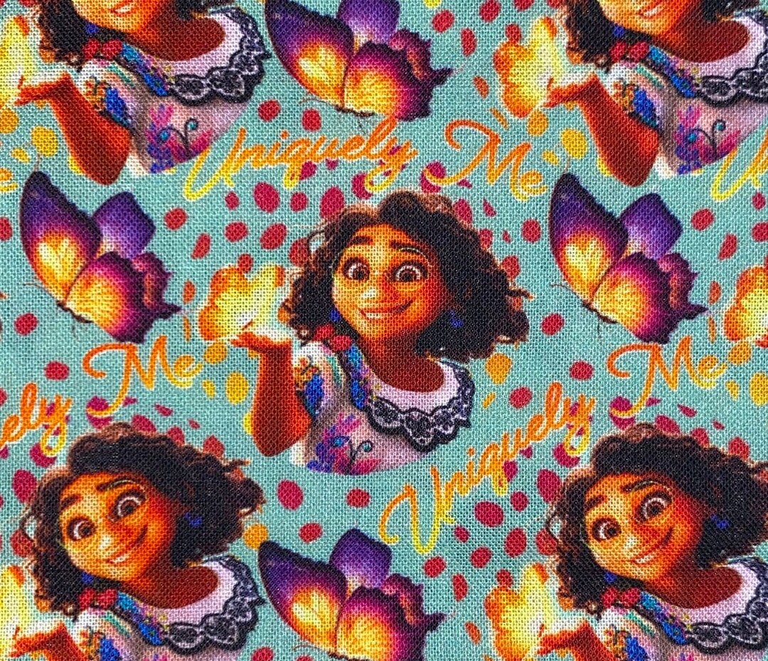 Disney Encanto Fabric 100% Cotton Fabric Fat Quarter Tumbler Cut ...