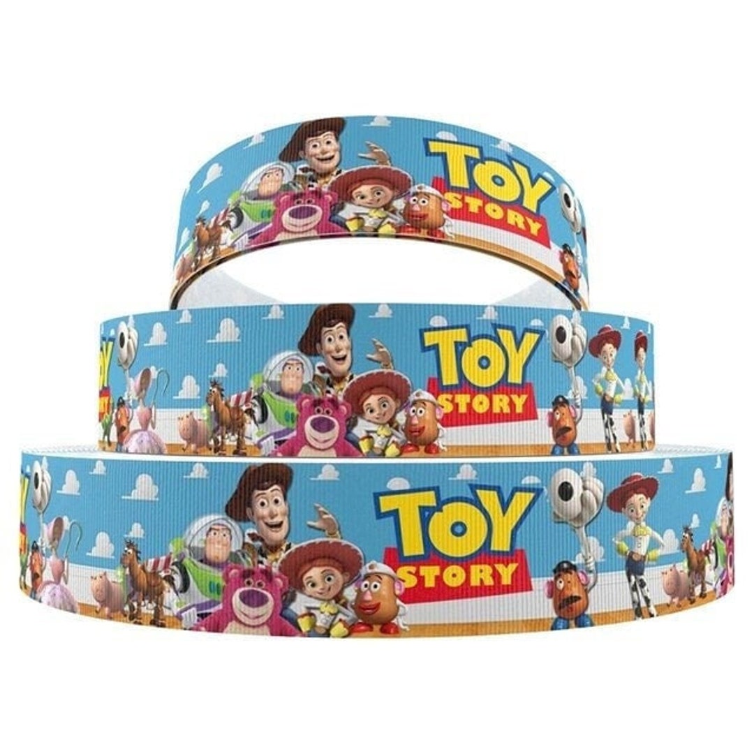 Disney Toy Story Ribbon 7/8, 1, 1.5 and 2 High Quality Grosgrain Ribbon ...