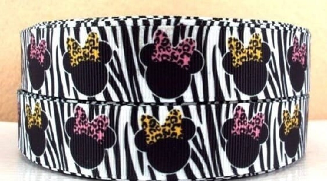 Disney Minnie Mouse Ribbon 7/8 High Quality Grosgrain Ribbon by the ...