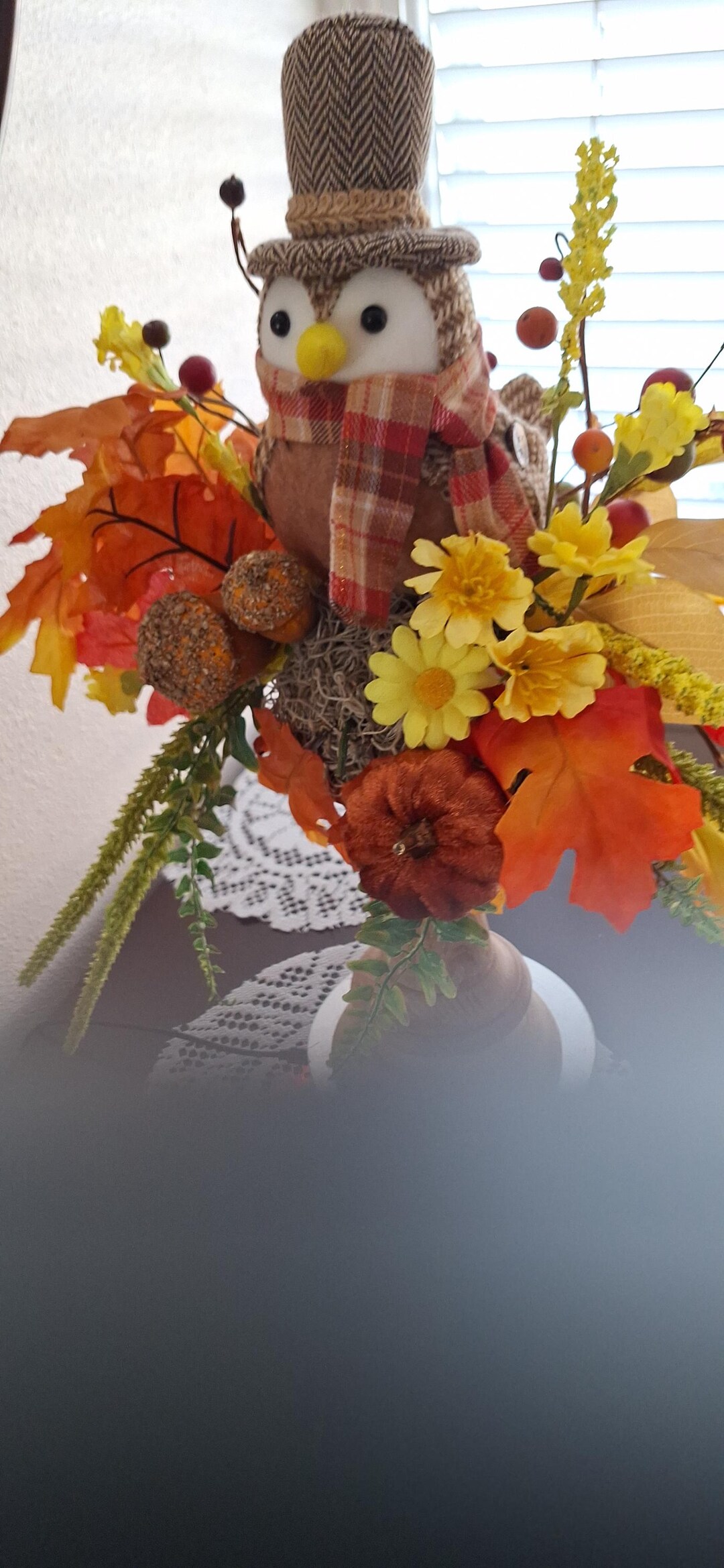 Fall Bird Floral Design, Rustic Bird Floral Design, Bird Accent, Rustic ...