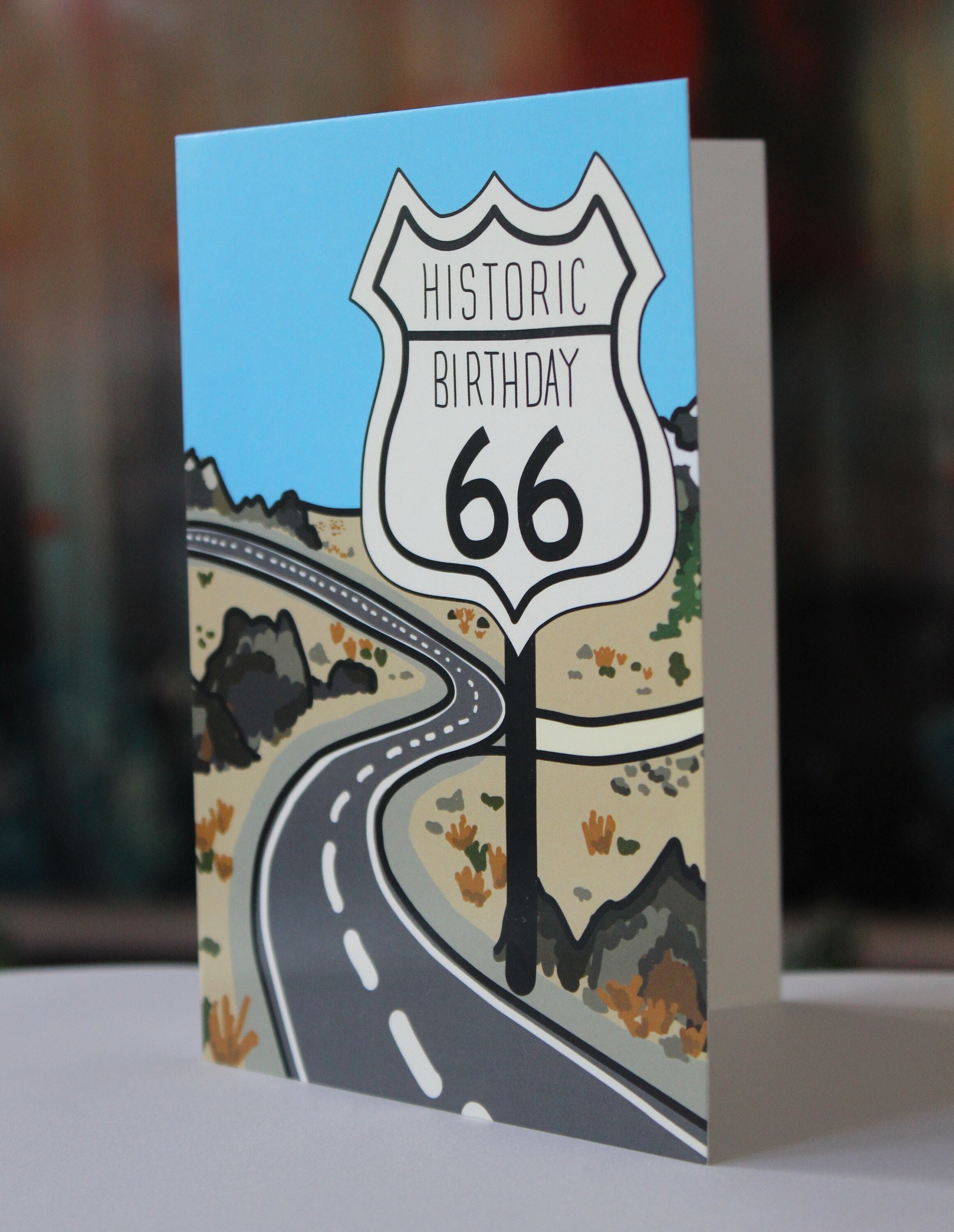 Historic Birthday 66 - 66th Birthday Greetings Card - Etsy