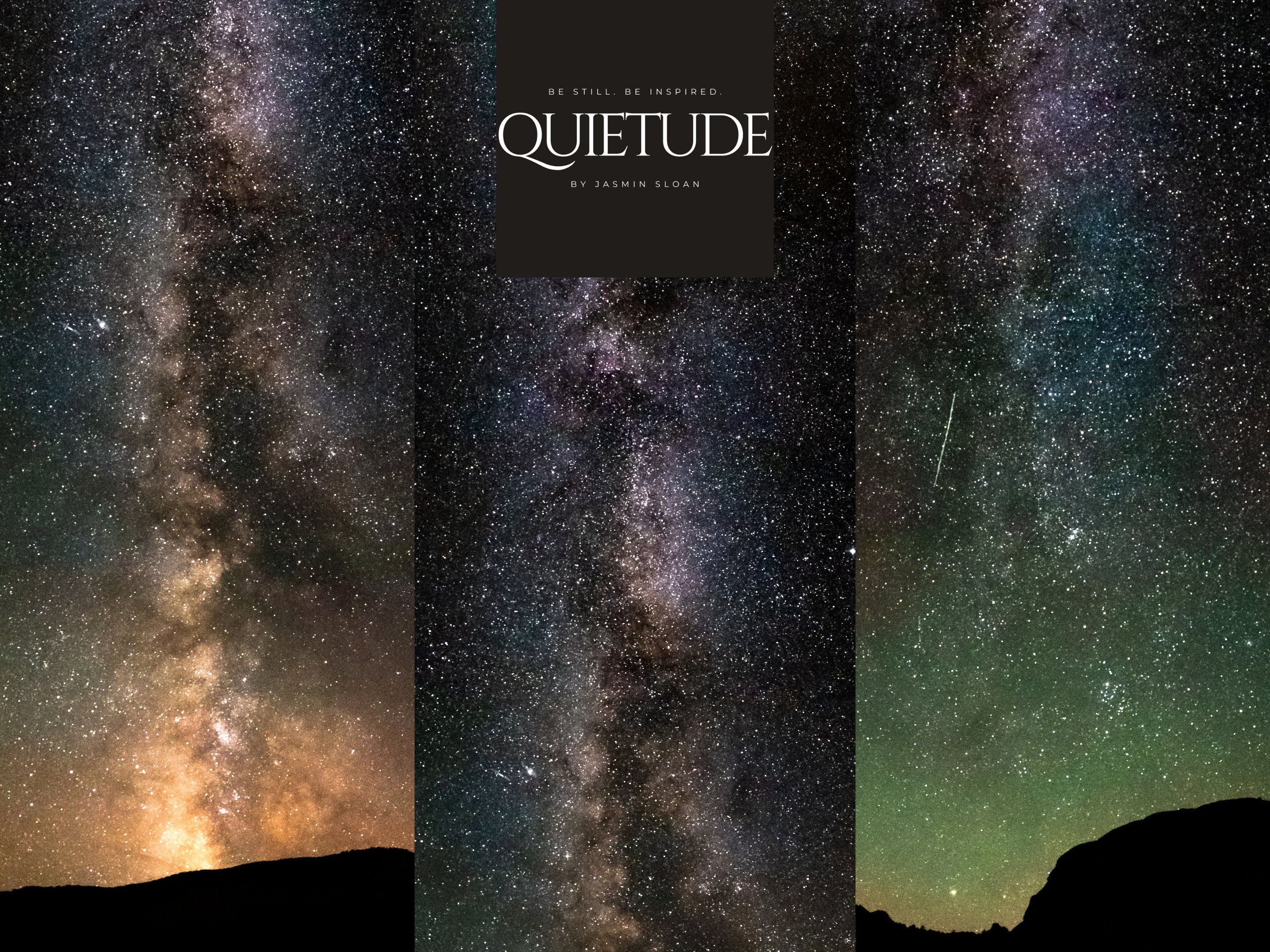 Milky Way Galaxy of Stars Panorama Print Download, Night Sky Print Gift ...