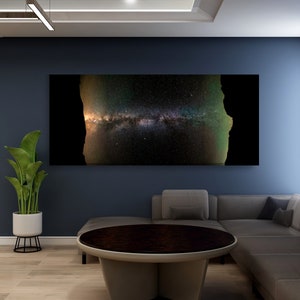 Milky Way Galaxy of Stars Panorama Print Download, Night Sky Print Gift ...