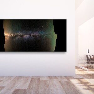 Milky Way Galaxy of Stars Panorama Print Download, Night Sky Print Gift ...