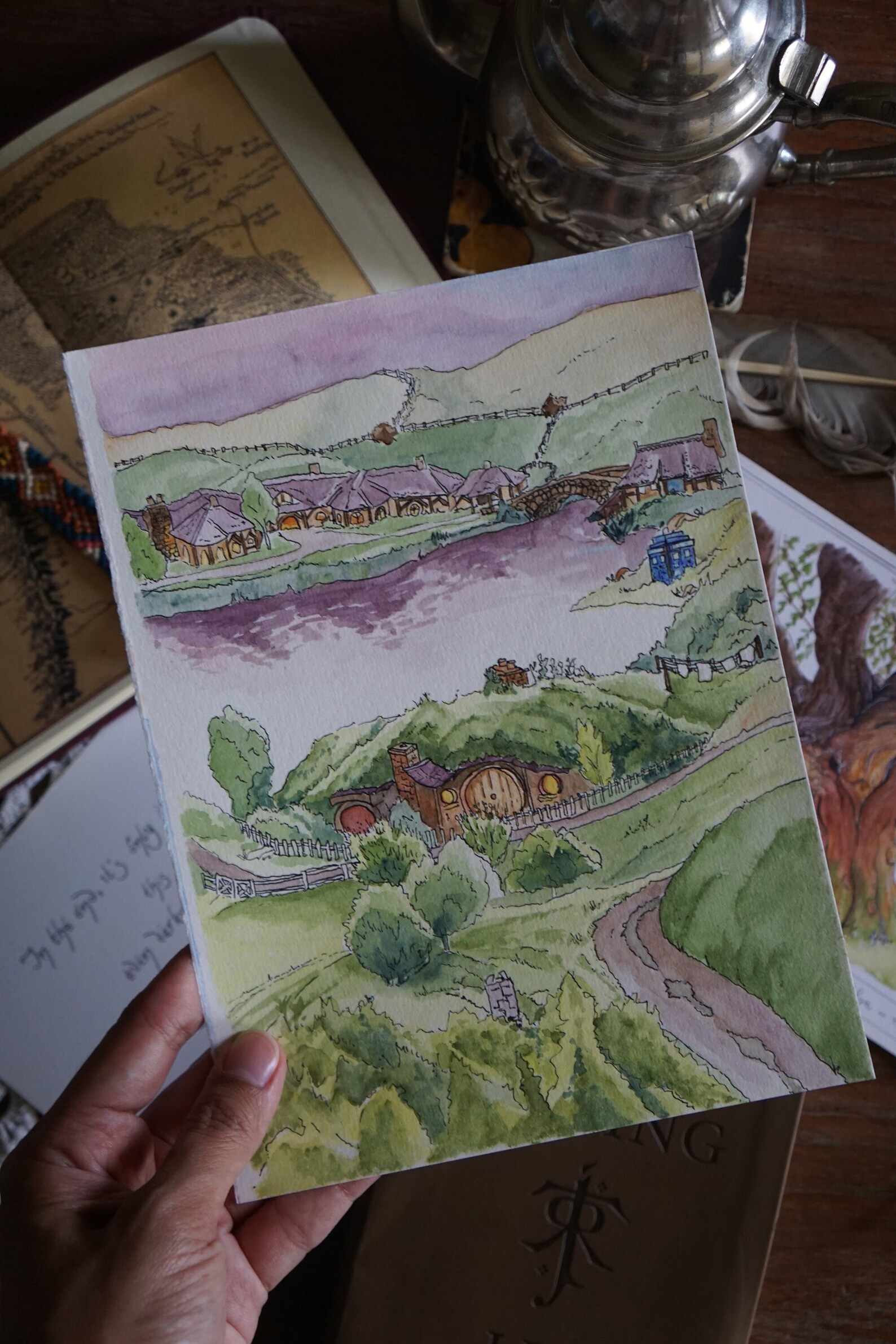 Postcards From Middle Earth | Rivendell, Smaug Dragon & Four Seasons ...
