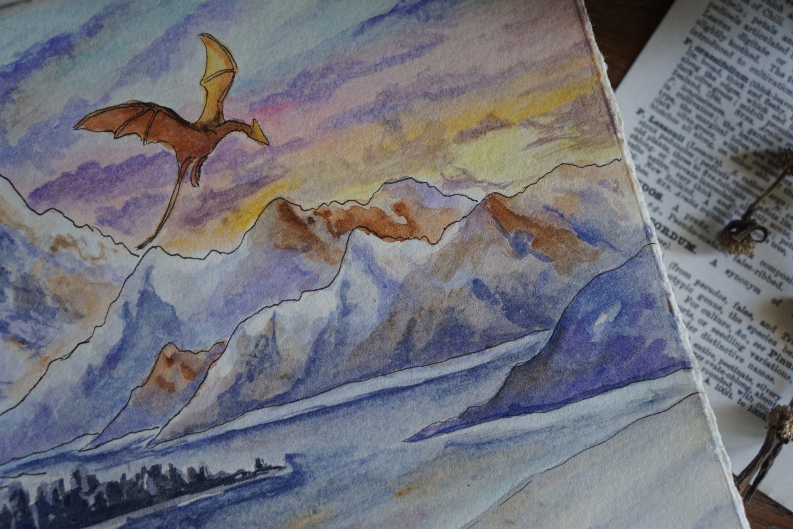 Visit Middle Earth Postcard Set Rivendell Landscape Fantasy Art Print ...