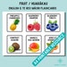 Fruit Huarākau Flashcards English Te Reo Māori - Etsy