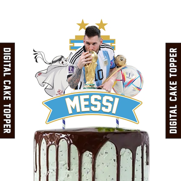 Messi Custom Topper - Etsy