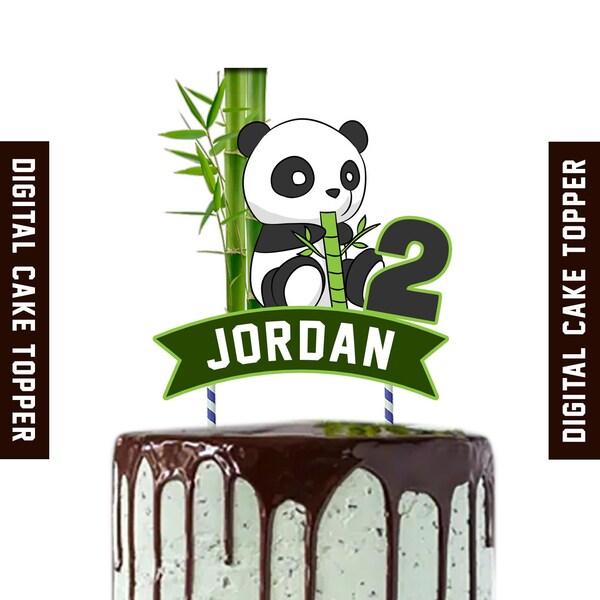 Panda Cake Topper - Etsy