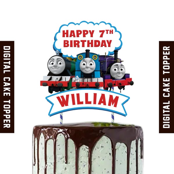 Train Cake Topper - Etsy