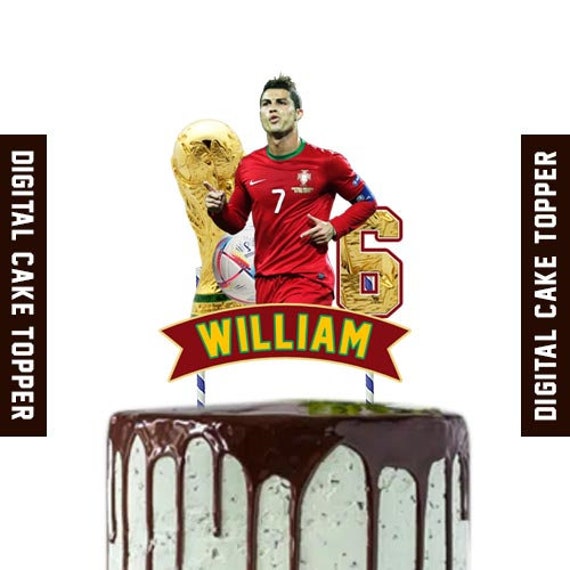 Digital Ronaldo Cake Topper Etsy