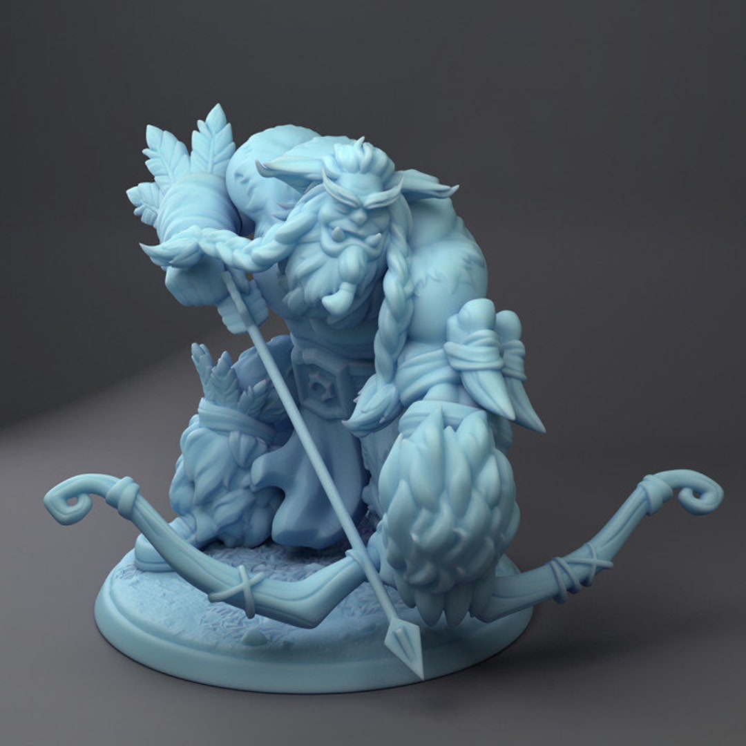 Owlbear Hunter large Tabletop Figure for Dungeons & Dragons, Dnd ...
