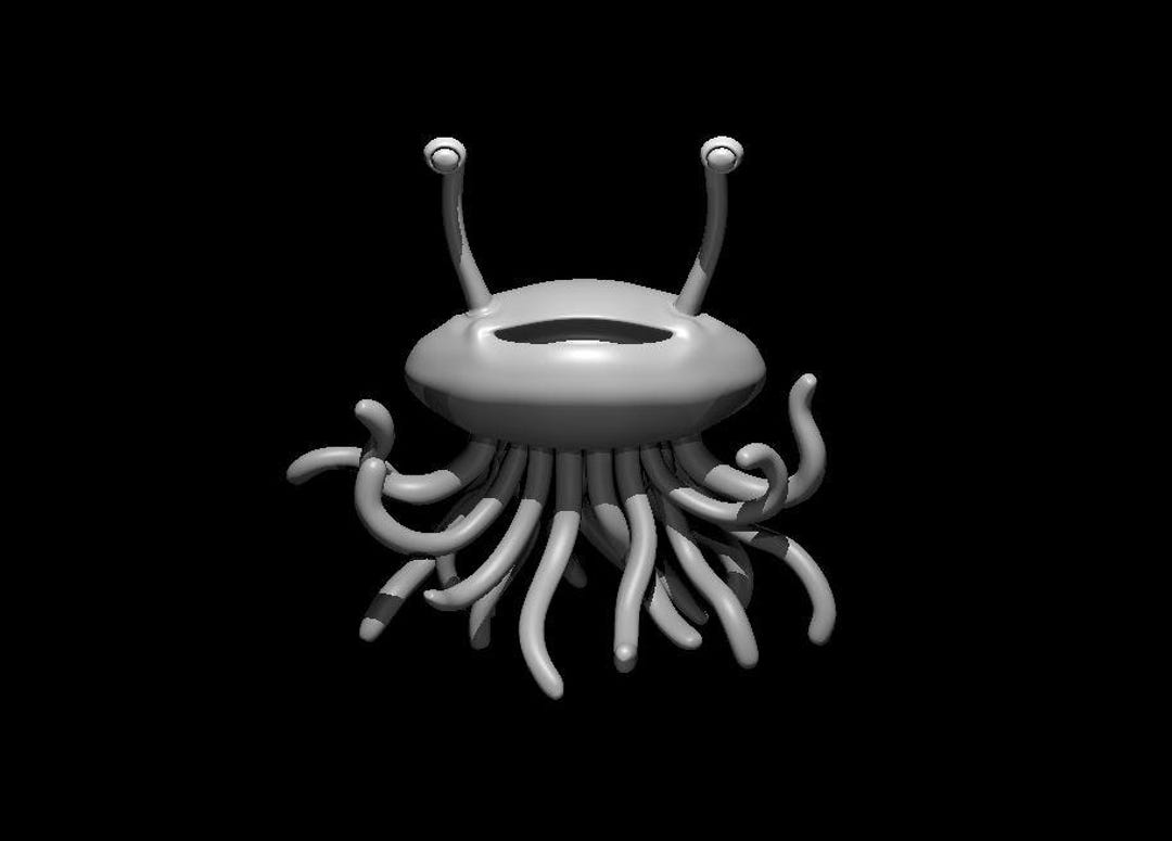 Monster Miniature Flumph 3D Printed Tabletop Figure for Dungeons ...