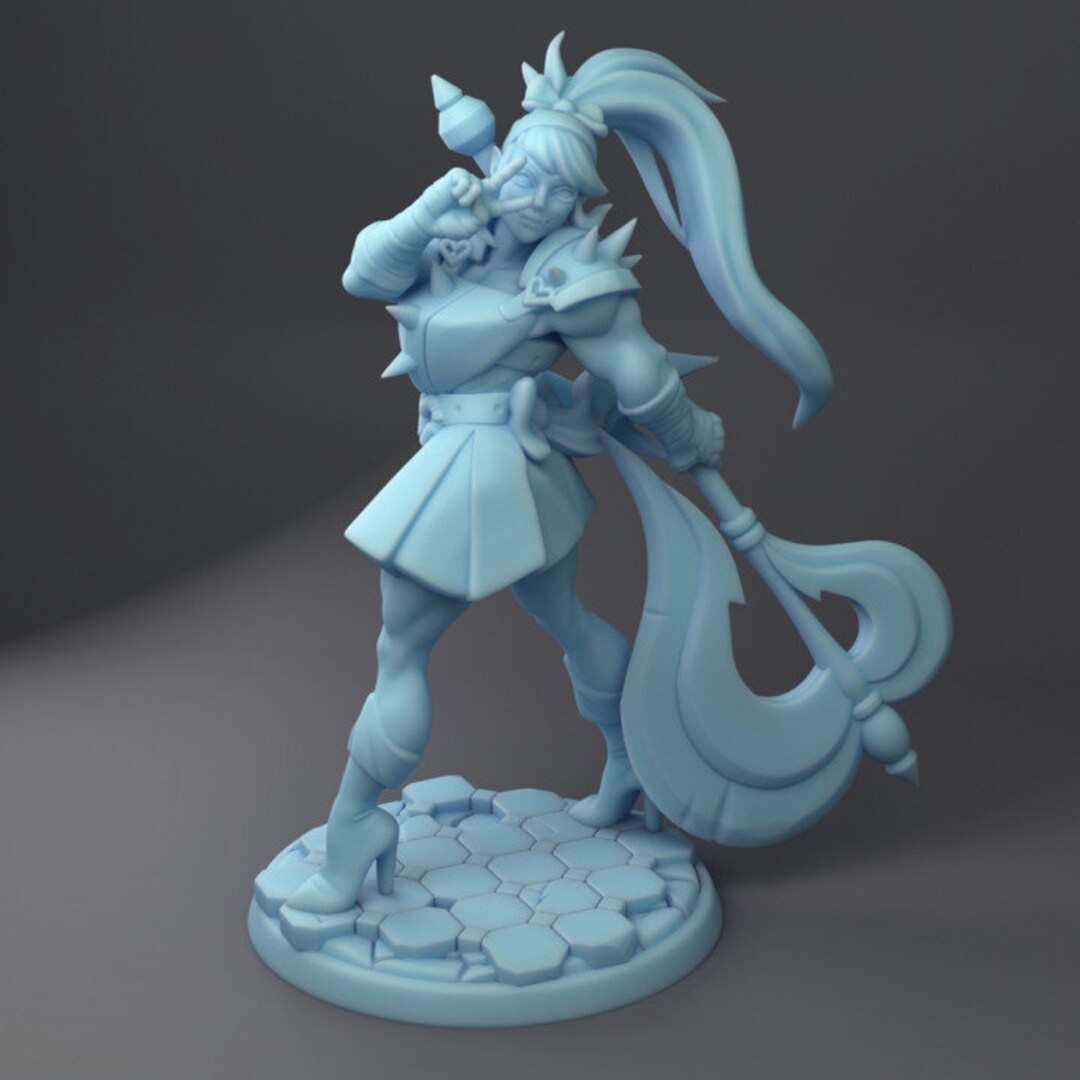 Sailor Chandos Orc Magical Girl medium Tabletop Figure for Dungeons ...