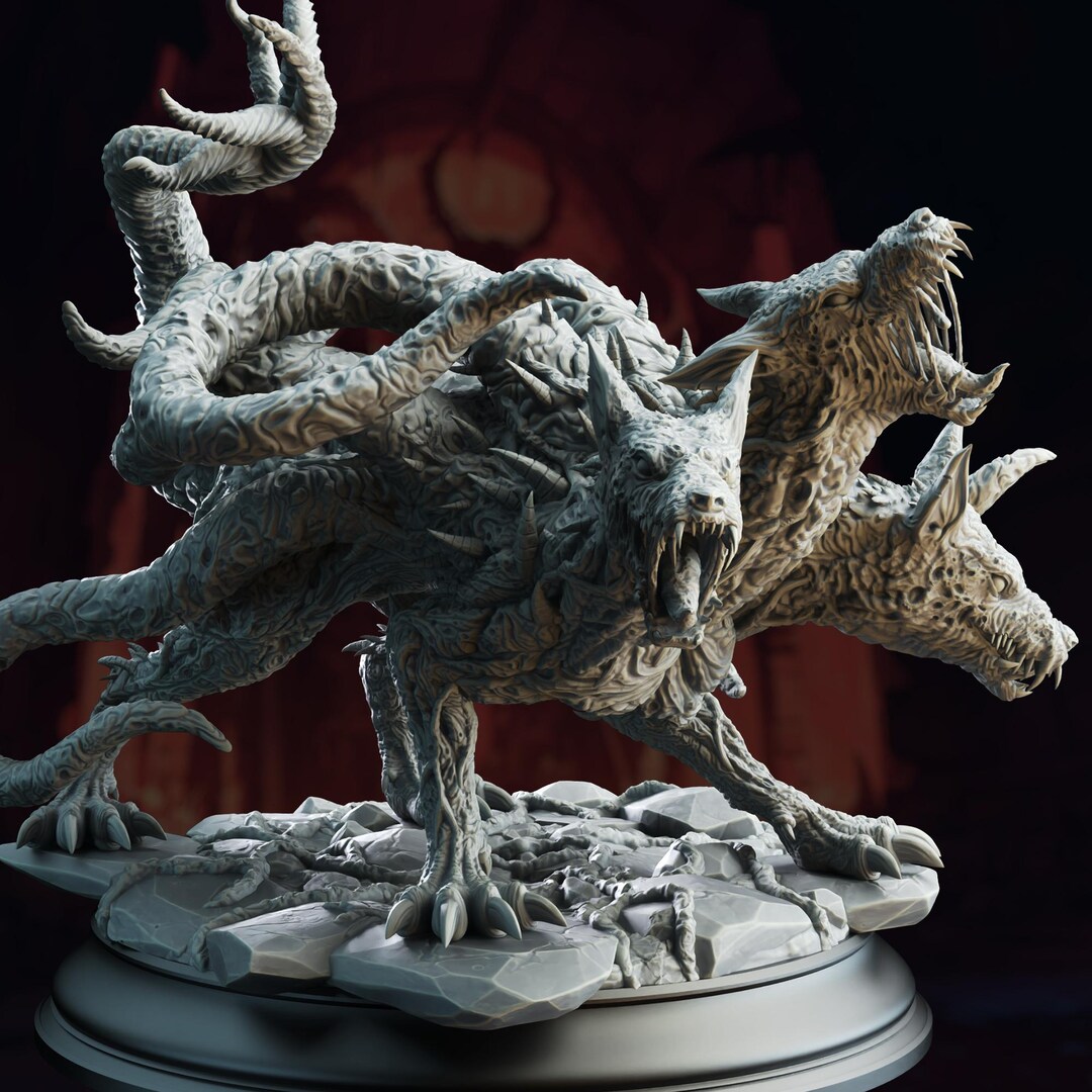 Hellhound Aberration large 3D Printed Tabletop Figure for Dungeons ...