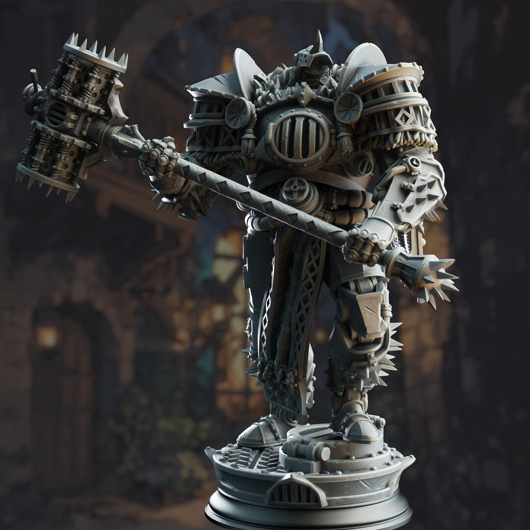 Warforged Colossus Hadrian medium 3D Printed Tabletop Figure for ...