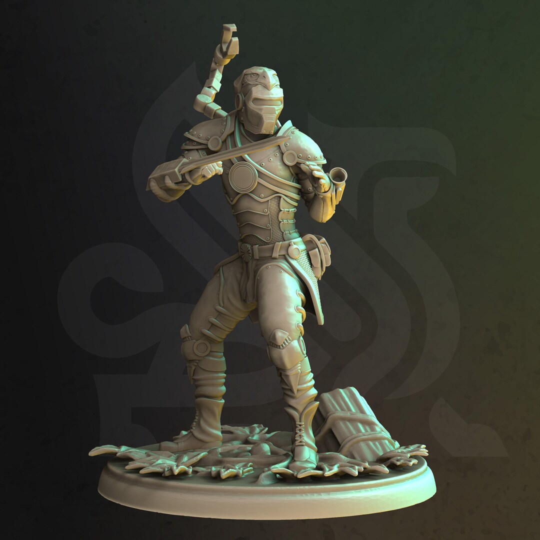 Artificer Commando Henry Tabletop Figure for Dungeons & Dragons, Dnd ...