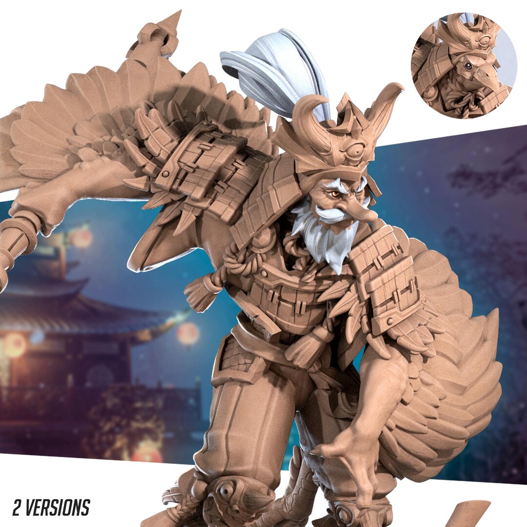 Tengu, Exiled Monk Tabletop Figure for Dungeons & Dragons, Dnd ...