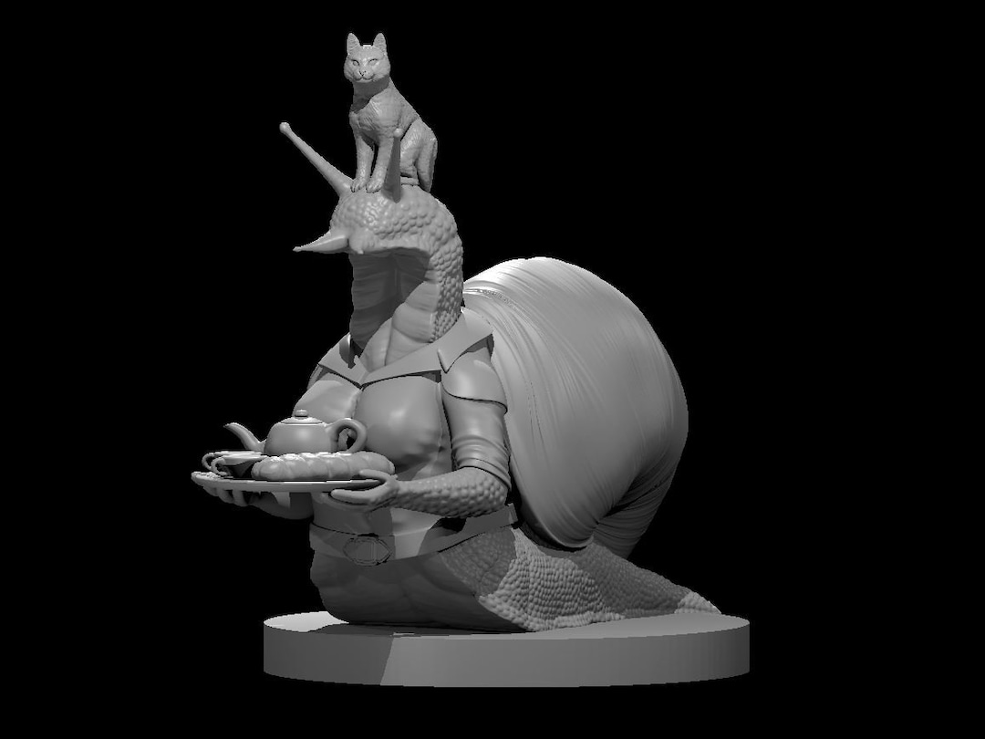 NPC Miniature Snail Folk Tabletop Figure for Dungeons & Dragons, Dnd ...