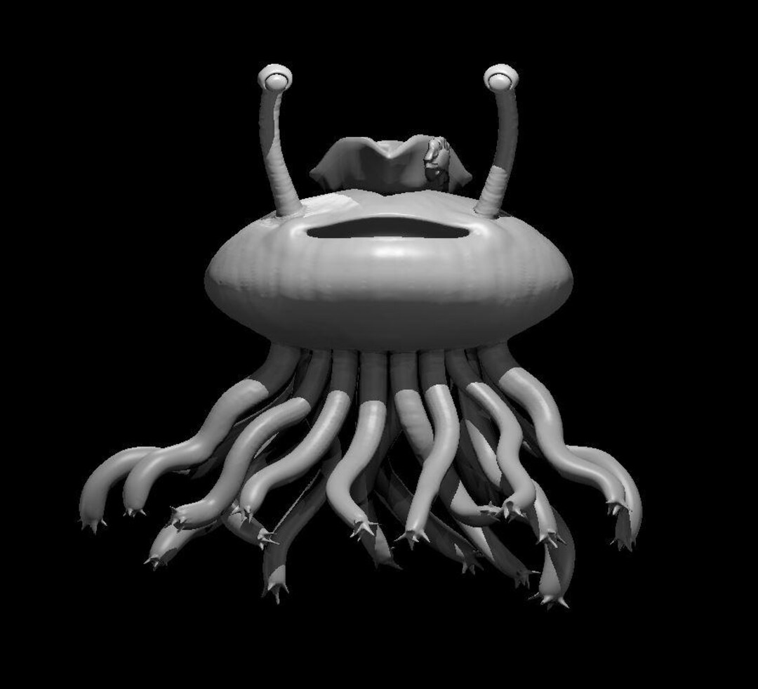 Monster Miniature Flumph Lord 3D Printed Tabletop Figure for Dungeons ...