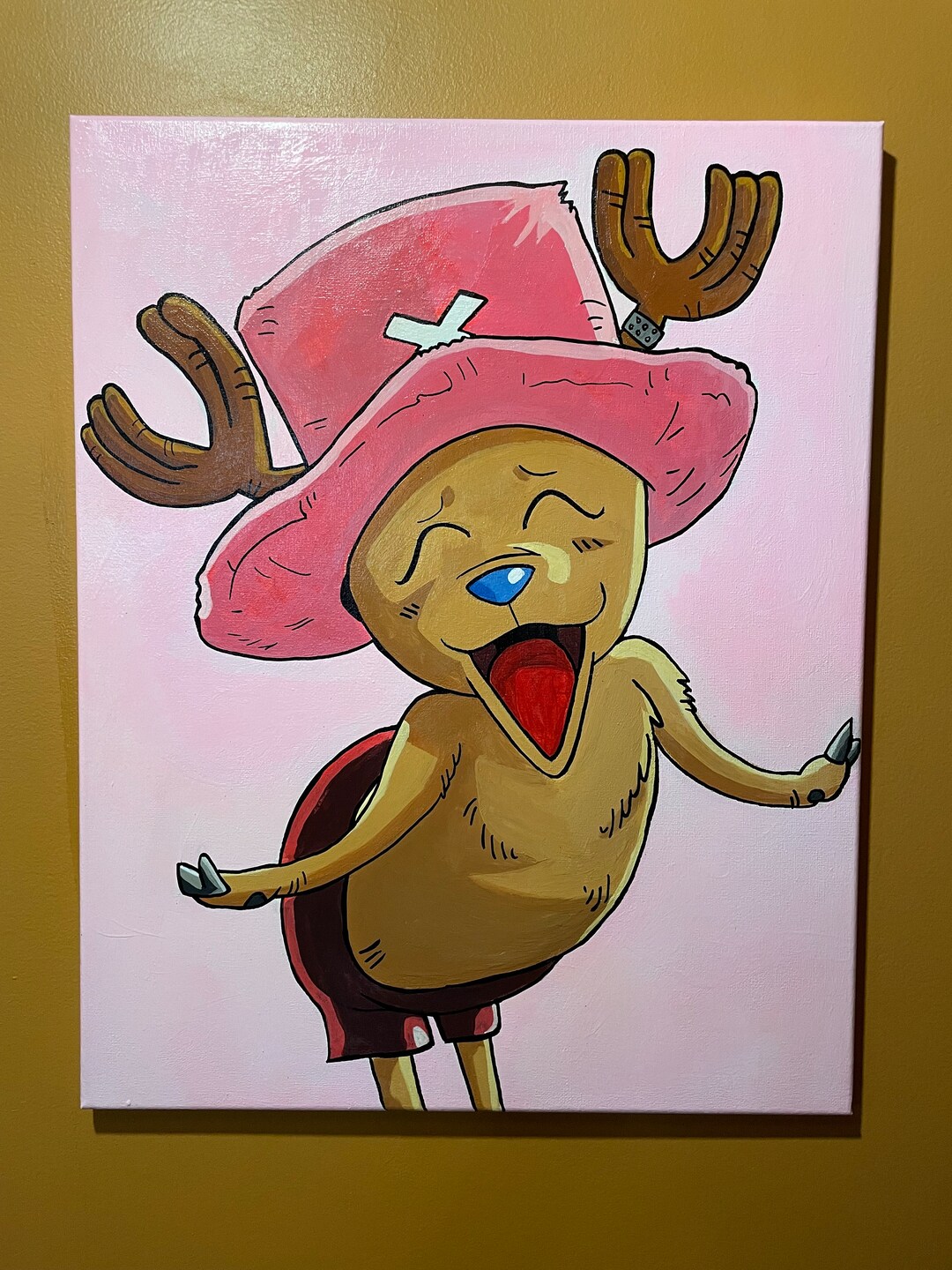 Custom Anime Canvas Chopper 16x20 - Etsy