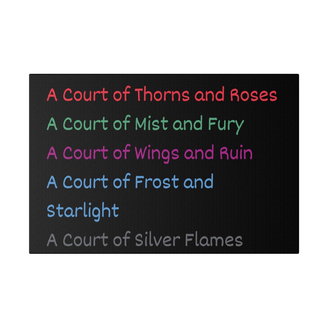 Acotar Canvas Acotar Book Series Canvas Matte Canvas, Stretched, 0.75 ...