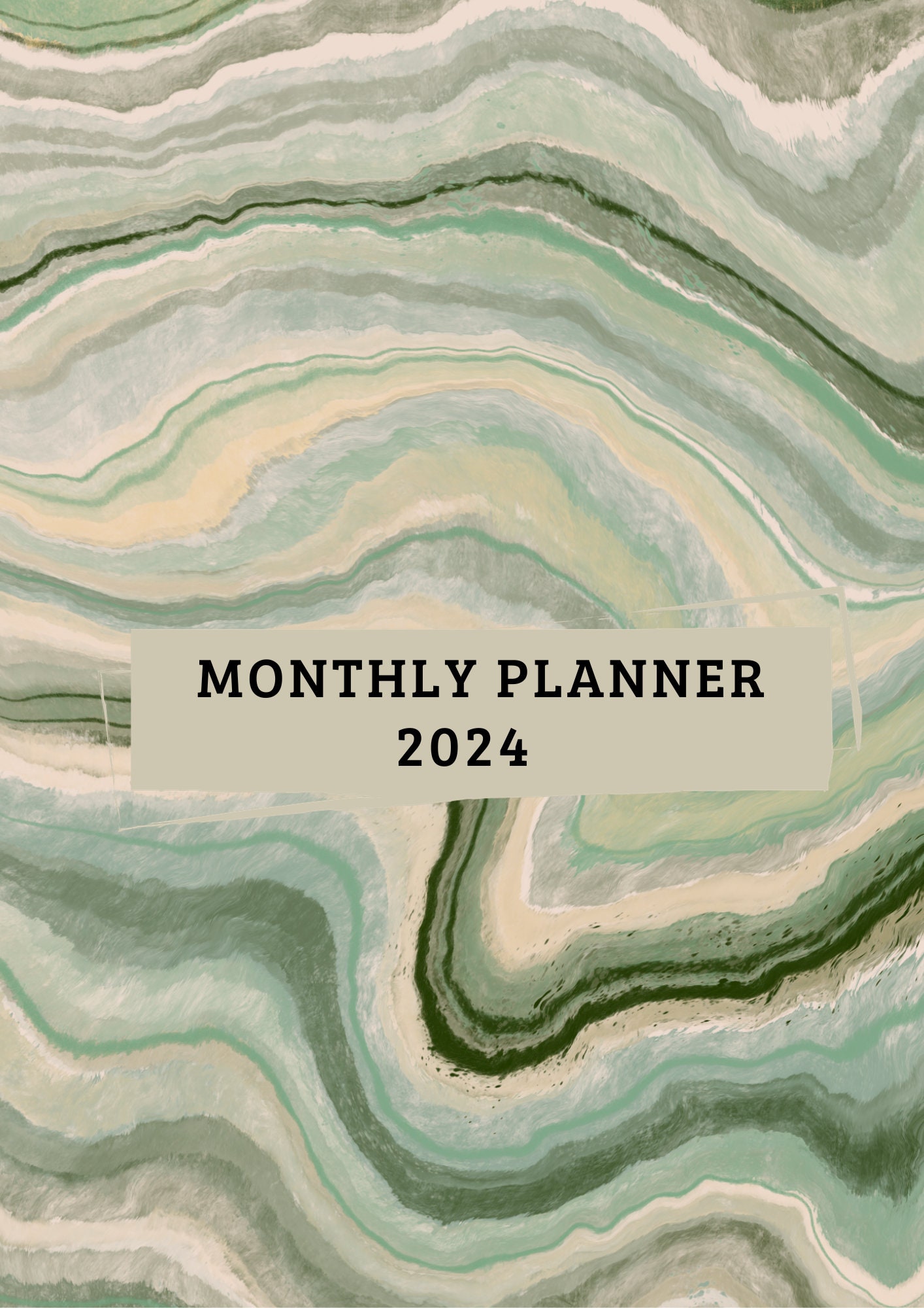 All-in-one Year Planner 2024 : Monthly and Weekly Planners, Wellness ...