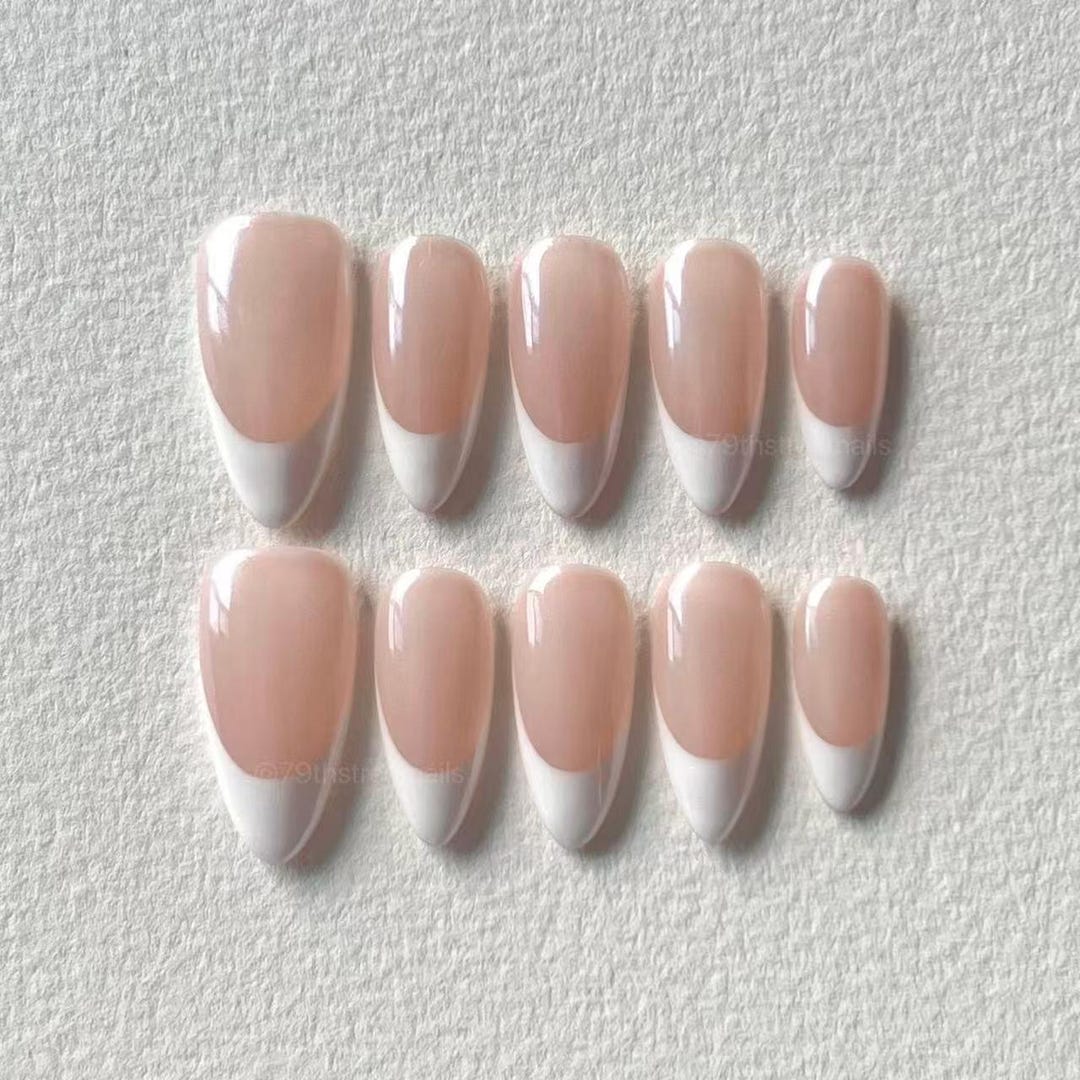 Old Money Press on Nails – French Tip Nude Nails, Classic Nails ...