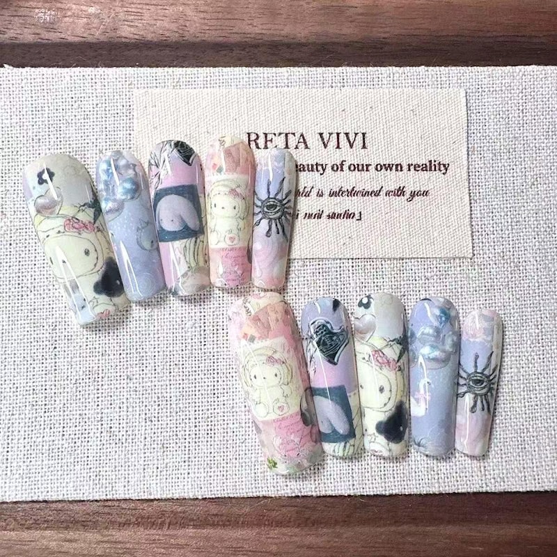 Handmade Nails Whimsy - Etsy
