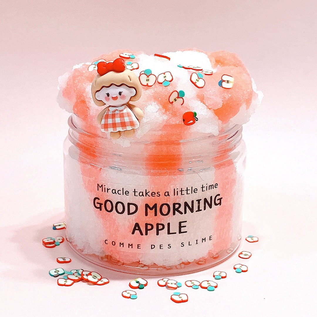 Good Morning Apple Cotton Cloud Slime - Choose Your Own Scent!! Therapy ...