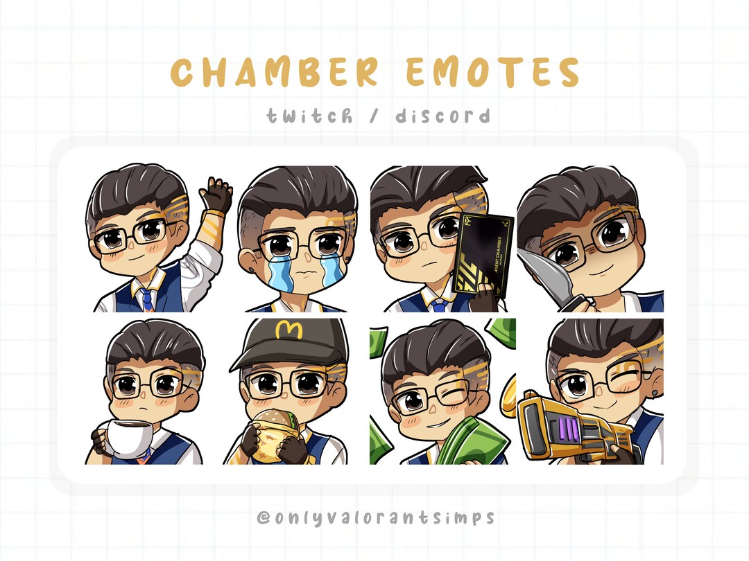 Chamber Valorant, Chamber Valorant Twitch Emote, Chamber Valorant ...